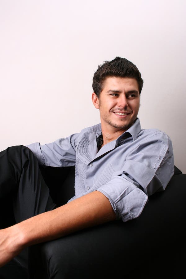 Relaxed Male Model stock image. Image of daytime, model - 3500263