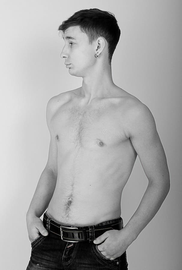 Male model of man standing stock image. Image of model - 48146531