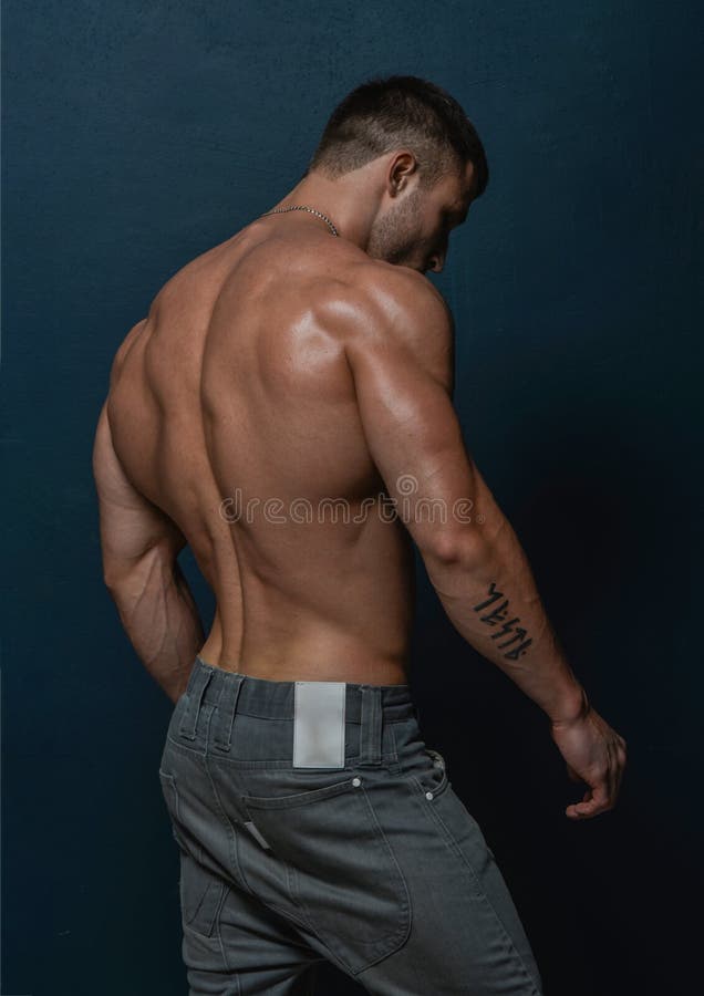 Male model stock image. Image of masculinity, strength - 46172219