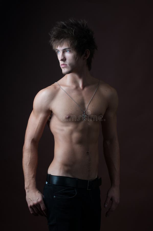 Portrait of male model stock photo. Image of pretty, dude - 16626586
