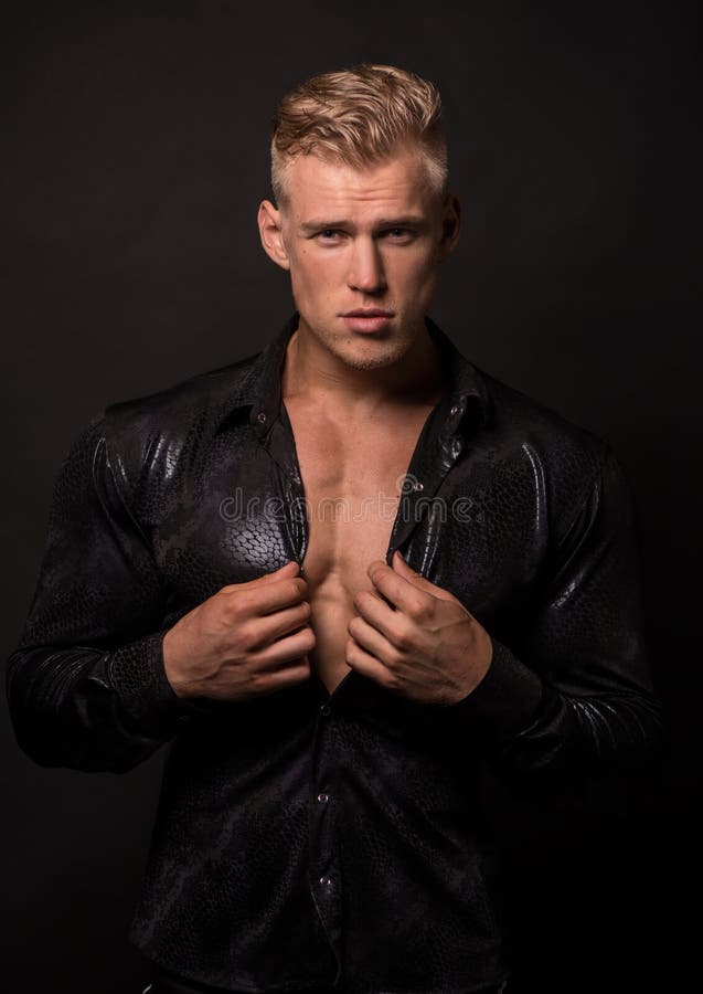 Male model stock photo. Image of shirt, toned, expression - 64756828
