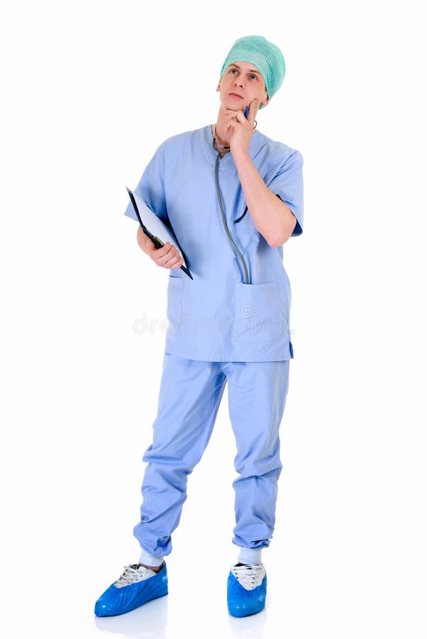 Confident Female Doctor Sitting on Chair Stock Image - Image of ...