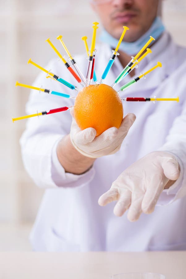 Male Nutrition Expert Testing Food Products in Lab Stock Image - Image ...