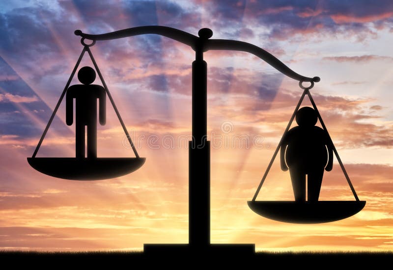 Male obesity is a concept stock illustration. Illustration of ...