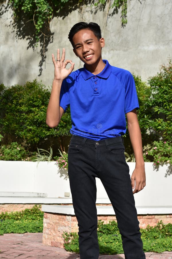 Male and Okay Sign stock image. Image of symbol, male - 143909635