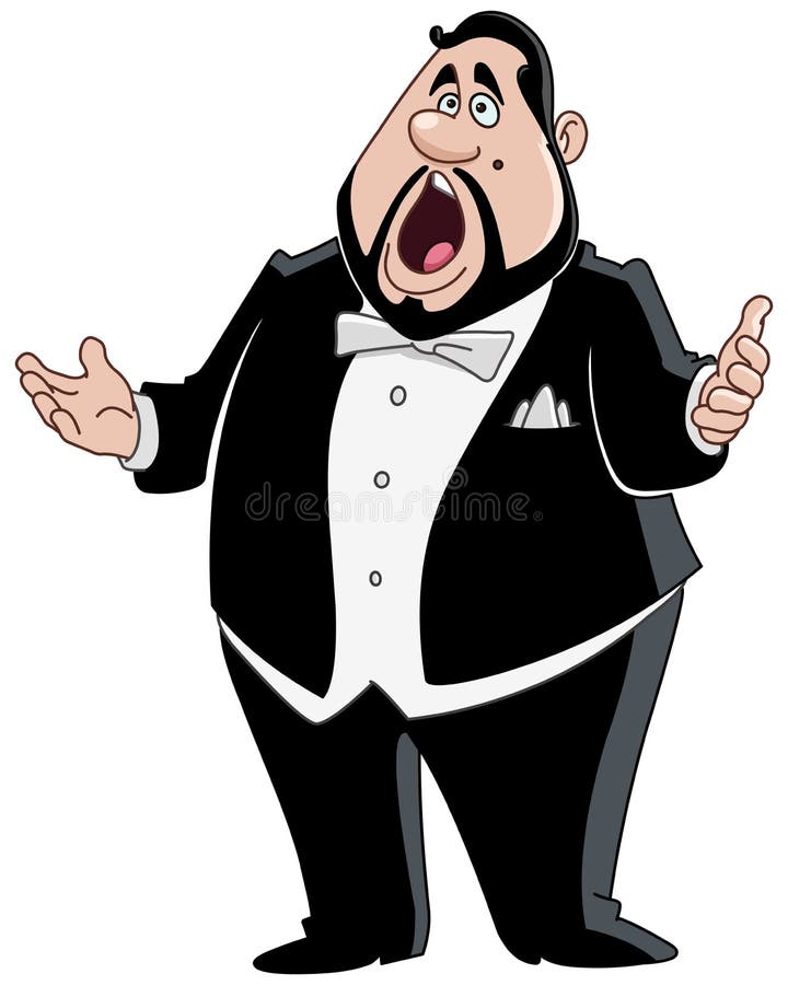 Male opera singer stock vector. Illustration of character - 76115549 Male opera singer stock vector. Illustration of character - 76115549