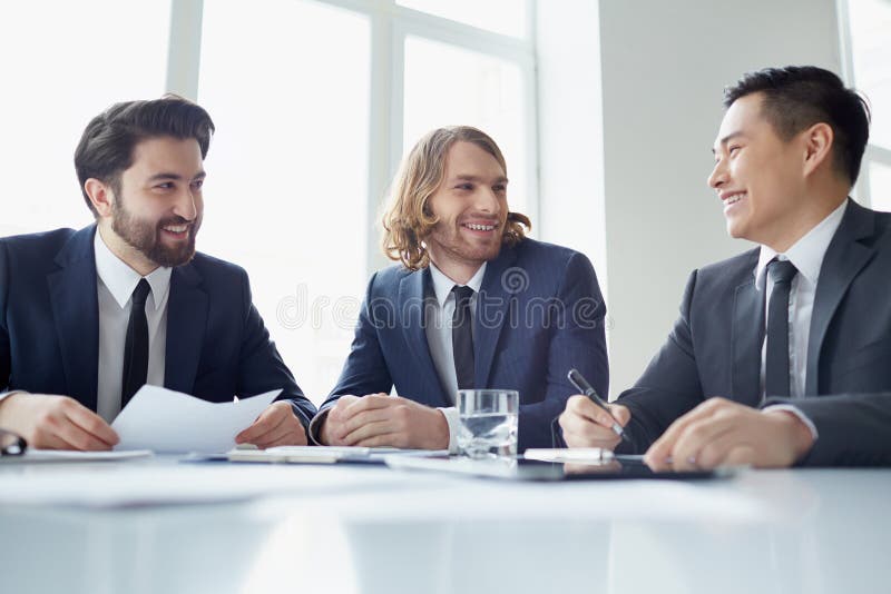 Male partners stock photo. Image of negotiations, interacting - 57053044
