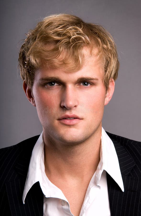 The male portrait. stock photo. Image of portrait, attractive - 13478822