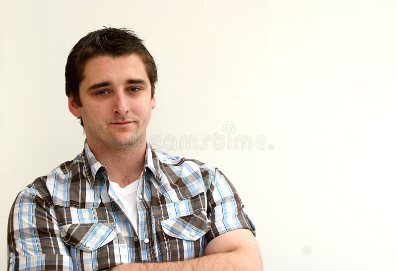 Male Portrait stock image. Image of feelings, caucasian - 13839725