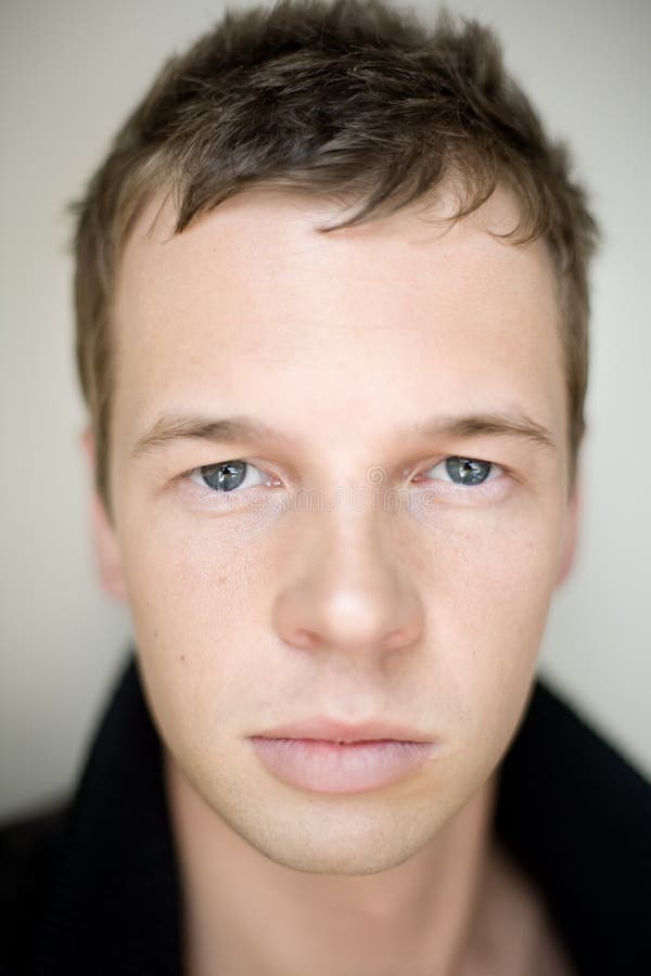 Male Portrait stock photo. Image of portrait, eyes, stare - 14145976