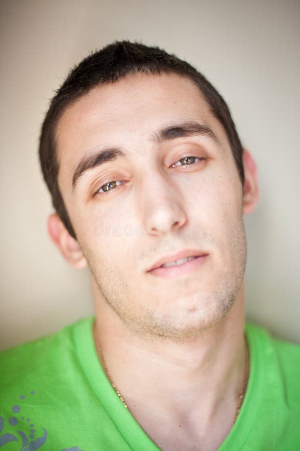 Male Portrait stock photo. Image of portrait, eyes, stare - 14145976