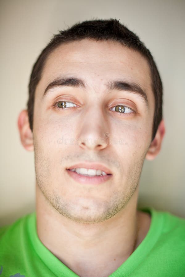 Male Portrait stock photo. Image of portrait, eyes, stare - 14145976