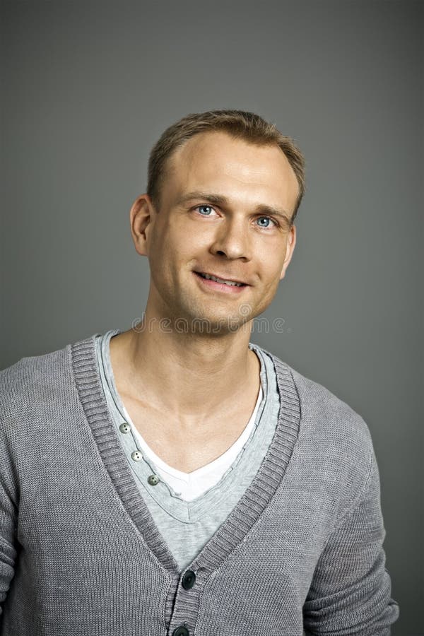 Male portrait stock photo. Image of life, adult, blue - 23975466