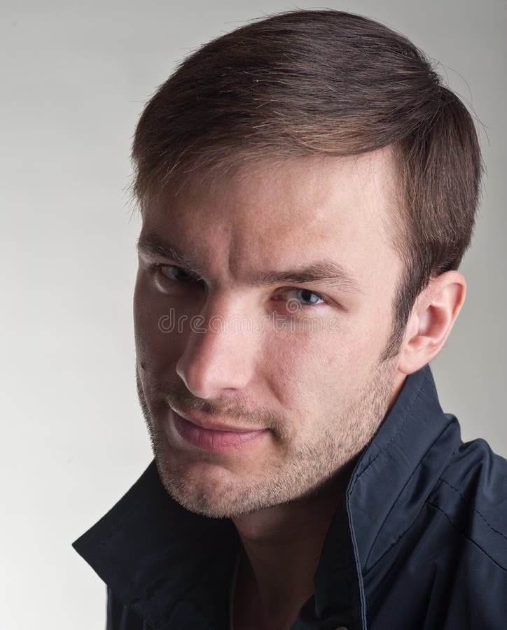 Male portrait stock photo. Image of young, portrait, fresh - 26496178