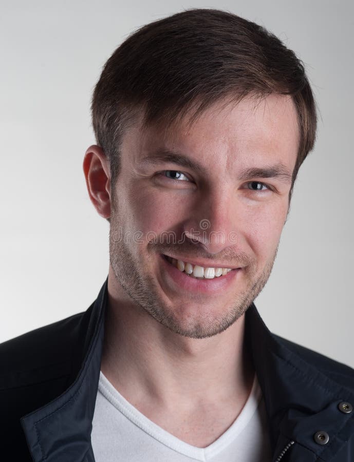 Male portrait stock image. Image of trendy, looking, modern - 26496553