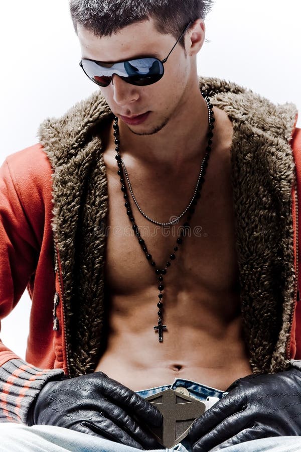 Male portrait stock photo. Image of fashion, jacket, young - 5606584