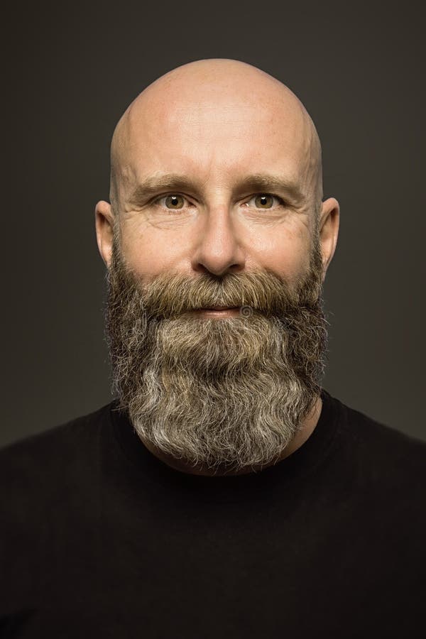 Male Portrait with Full Beard Stock Image - Image of human, male: 141300221