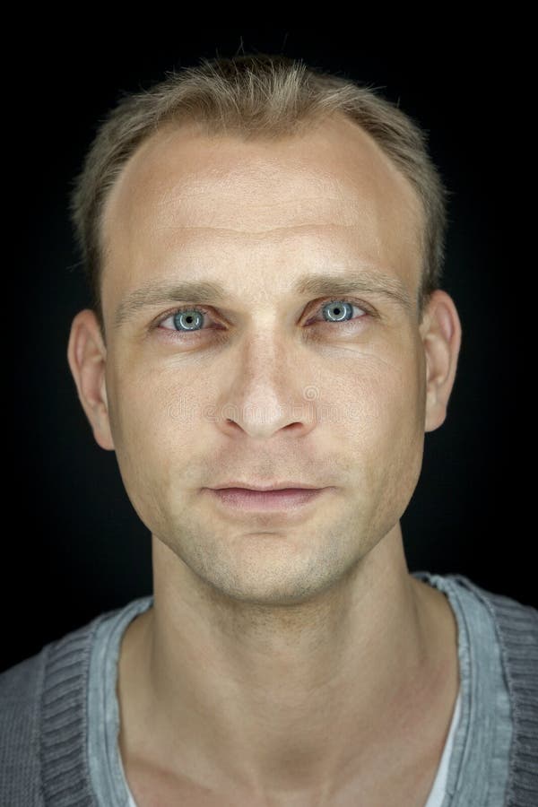 Male portrait stock photo. Image of life, adult, blue - 23975466