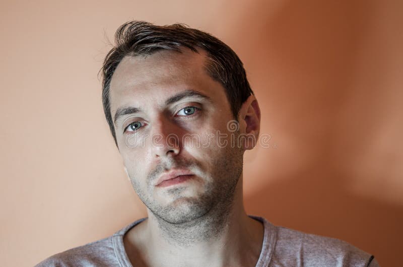 Male portrait stock photo. Image of studio, male, lighting - 71922840