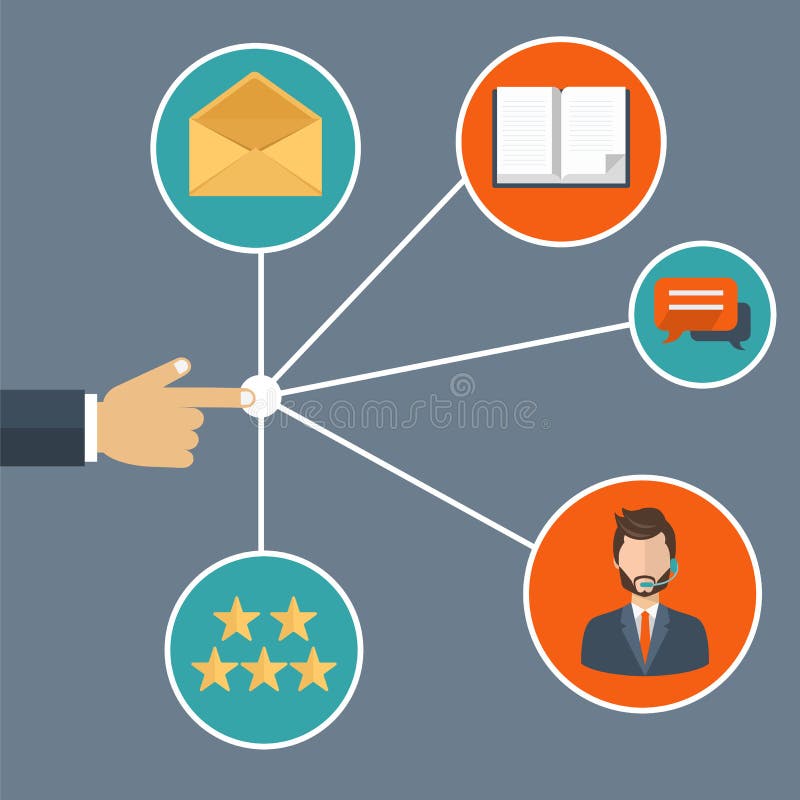 Male Presenting Customer Relationship Management. System for Managing ...