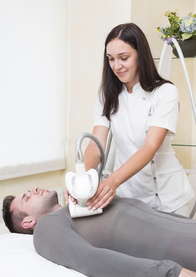 Process at the Clinic Lipomassage Stock Photo - Image of cellulite ...