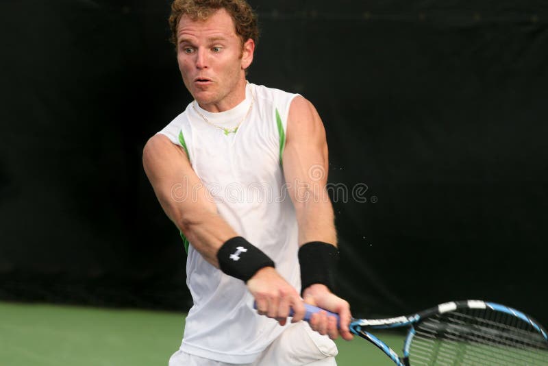 Male Professional Tennis Player Forehand Editorial Photography - Image ...