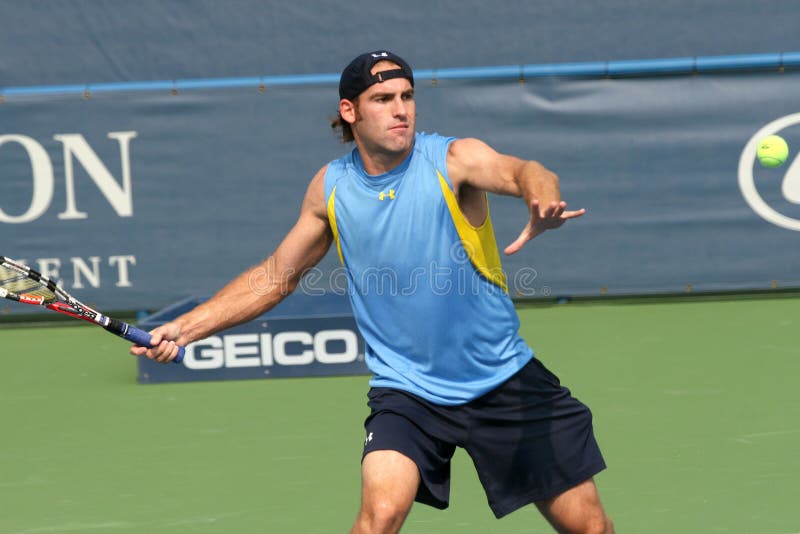 Male Professional Tennis Player Forehand Editorial Photography - Image ...