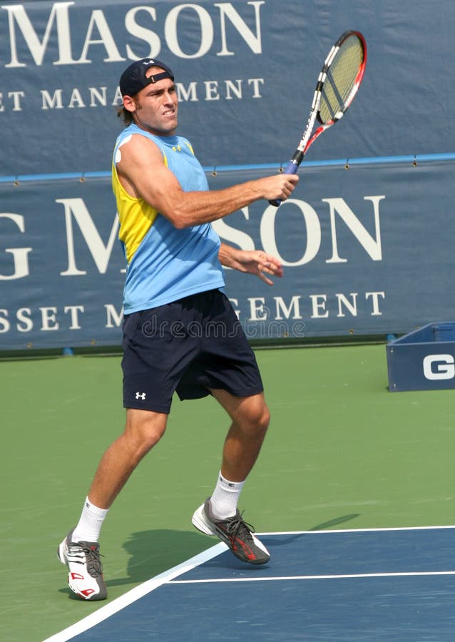 Male Professional Tennis Player Forehand Editorial Photography - Image ...