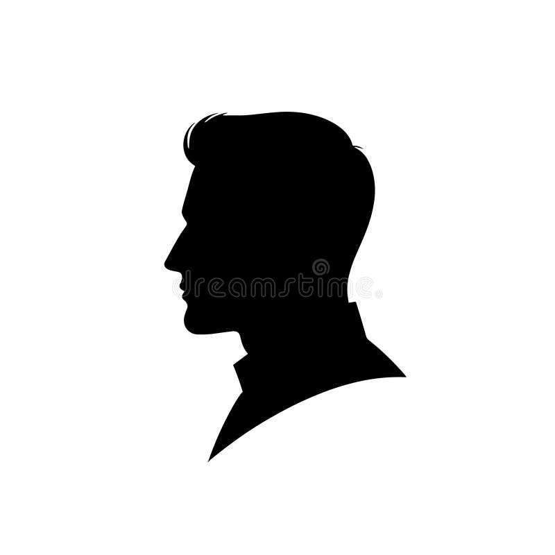Black Male Silhouette Profile