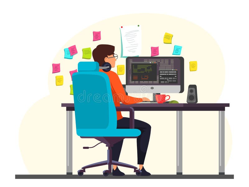 Programming Stickers Stock Illustrations – 122 Programming Stickers ...