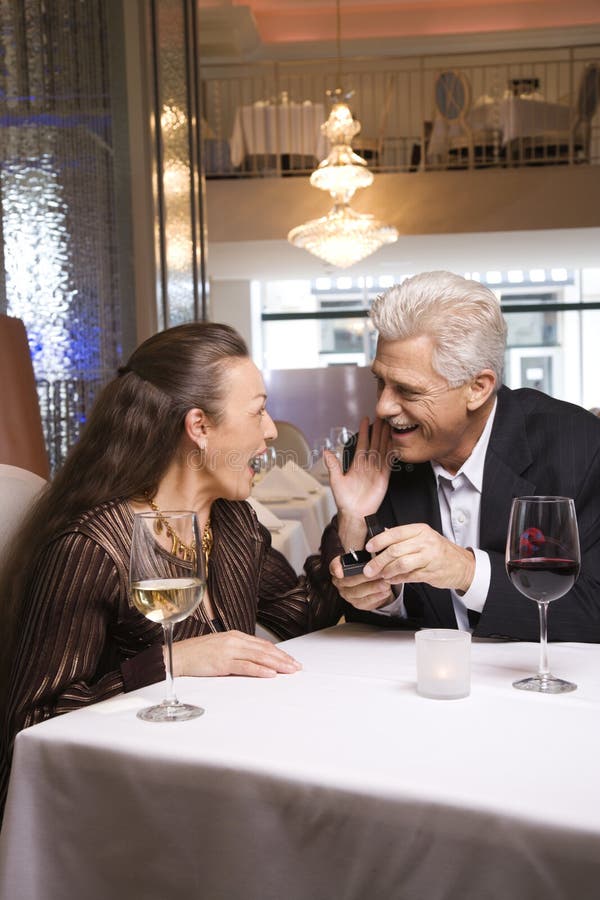 Male proposing to female stock image. Image of romance - 2045051