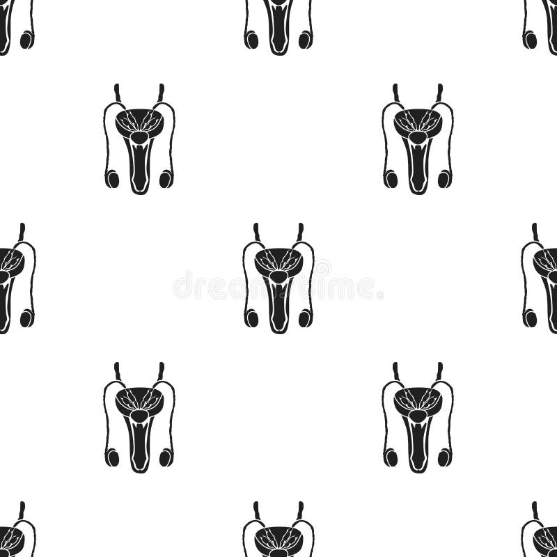 Male Reproductive System Icon in Black Style Isolated on White ...