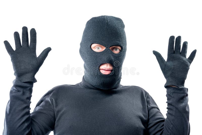 Male Robber Waiting For Victim On The Night Street Stock Photo - Image ...