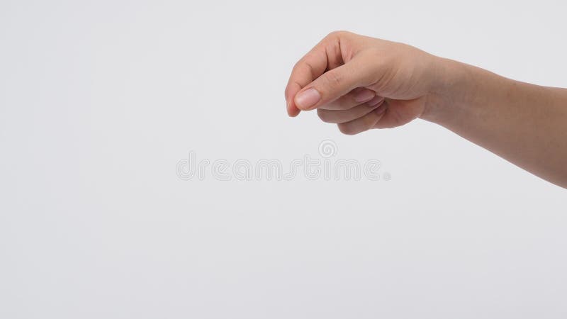 Right Hand Wearing Blue Latex Gloves on White Background Stock Photo ...