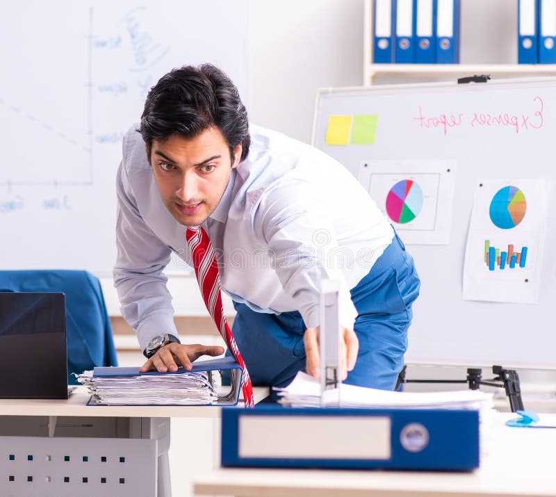 Male Sales Analyst in Front of the Whiteboard Stock Image - Image of ...