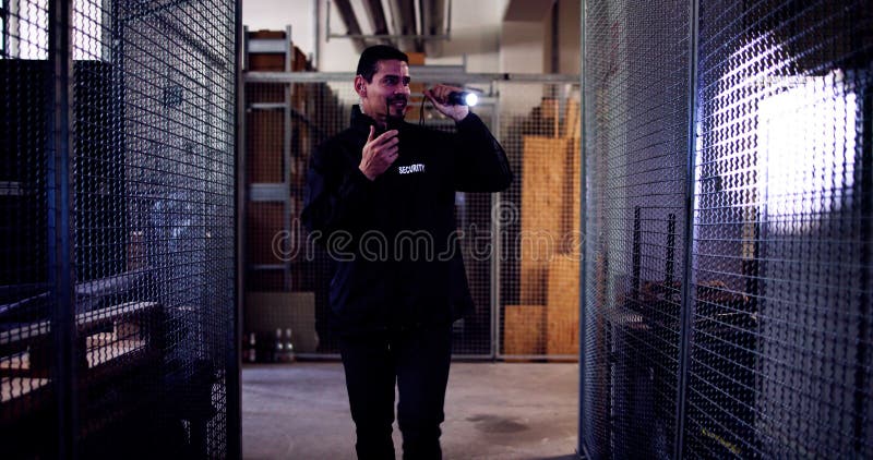 Male Security Guard Making Stop Sign with Hand Stock Photo - Image of ...