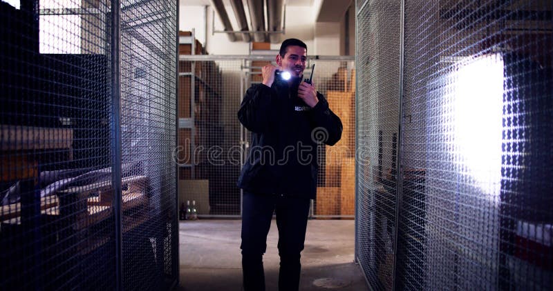 Male Security Guard Making Stop Sign with Hand Stock Photo - Image of ...