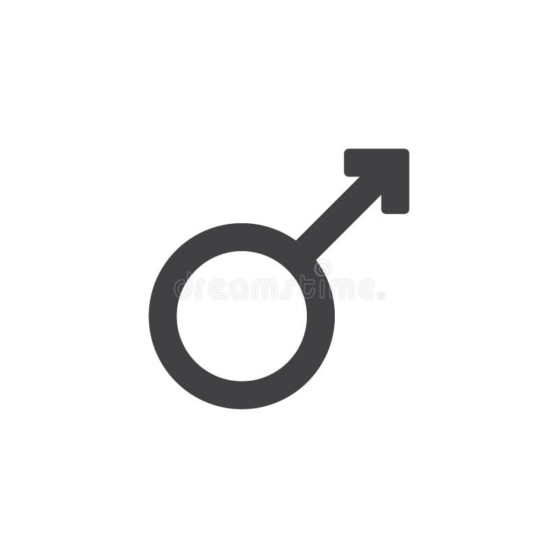 Male Sex Sign Vector Icon Stock Vector Illustration Of Notice 145841609
