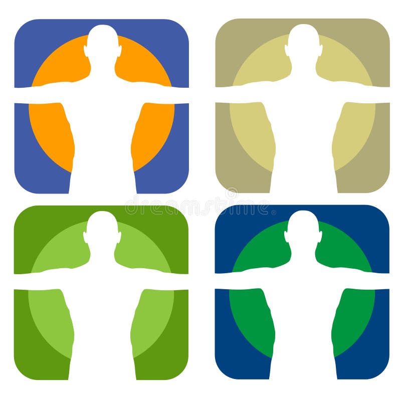 Male Silhouette Forms stock illustration. Illustration of black - 6167839