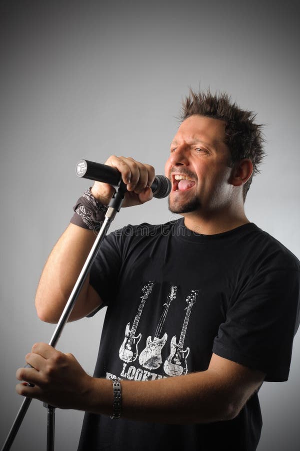 Male singer stock image. Image of entertainment, young - 11476433