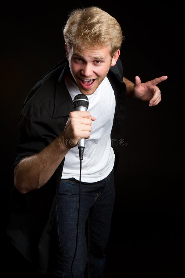 Male Singer stock photo. Image of sing, teenagers, teenage - 9764196