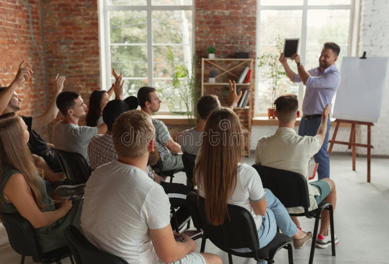 278 Student Asking Question Presentation Stock Photos - Free & Royalty ...