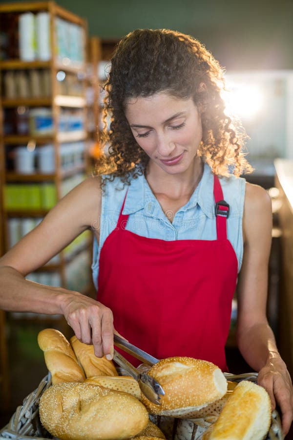 Male Staff Working at Bakery Store Stock Image - Image of commerce ...