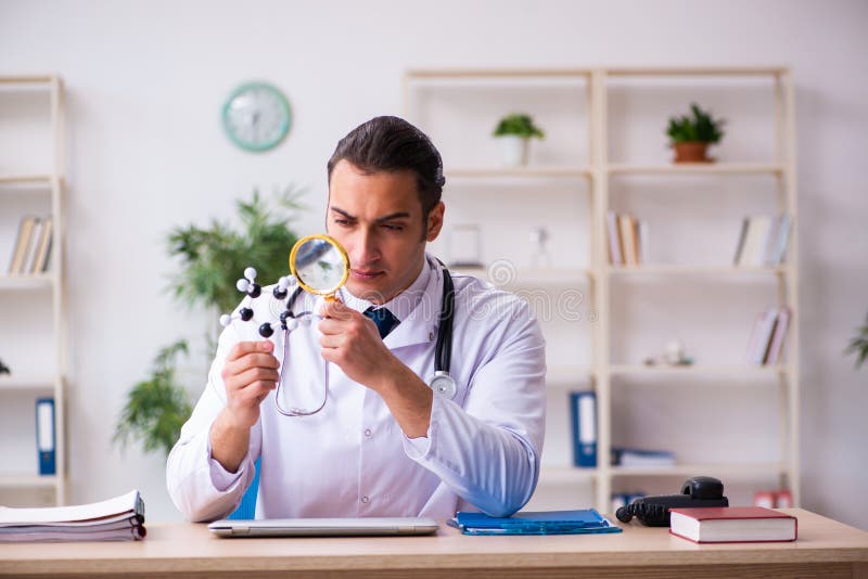 Young Male Student Doctor in Education Concept Stock Photo - Image of ...