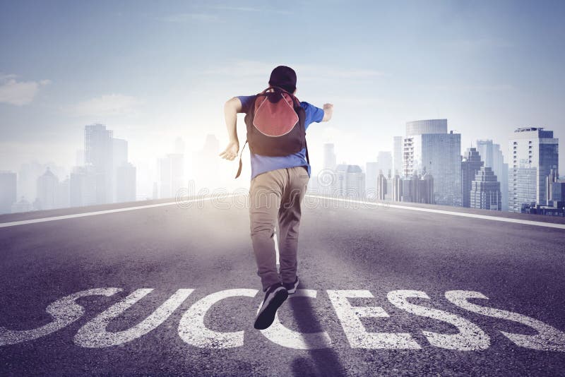 The road to success stock image. Image of idea, highway - 24495309