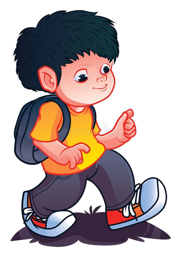 Male Student. Vector Illustration Decorative Design Stock Vector ...