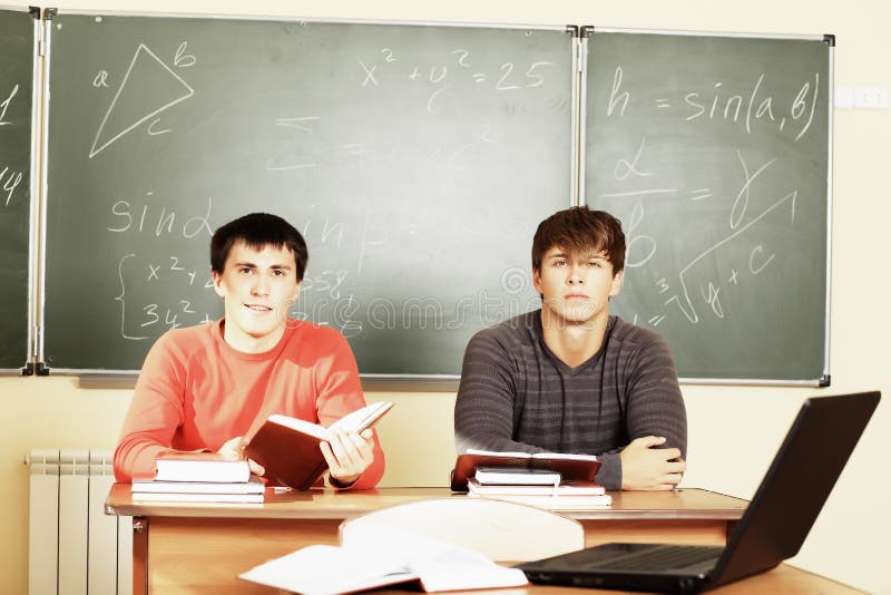 Male students stock photo. Image of handsome, lecture - 11232084