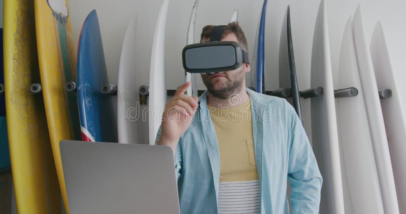 Male Surfboard Maker in His Workshop Stock Video - Video of ...