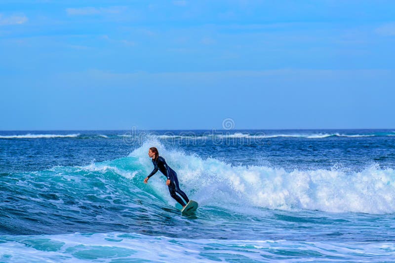 Male Surfer on Beautiful Summer Day Editorial Image - Image of popular ...