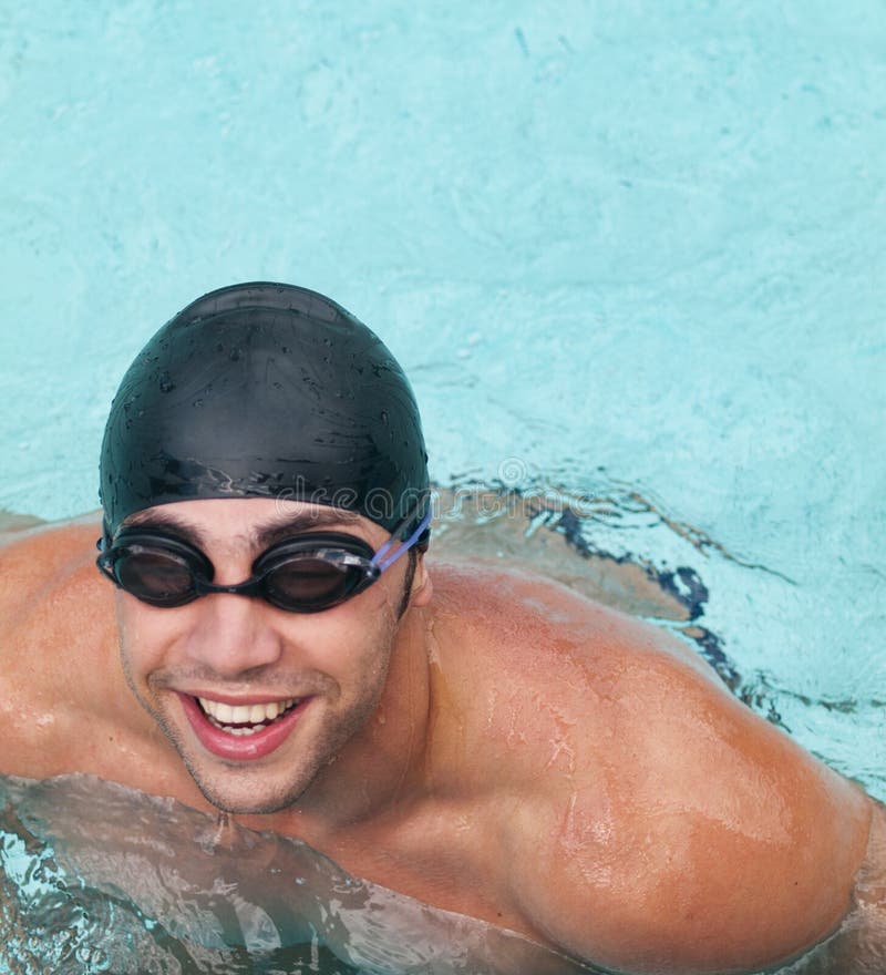Male swimmer stock image. Image of exercise, leisure - 17274103